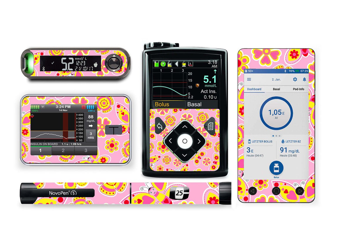 Animal Print Stickers for Diabetes Devices | Type One Style