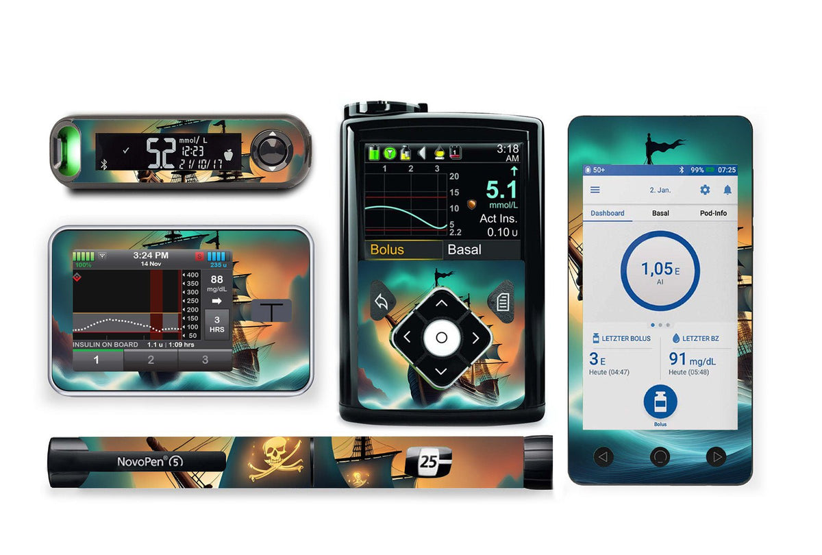 Shop Pirate Ship Sticker today - Protect your CGM - Trusted by ...