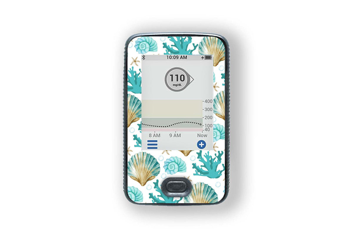 Shop Seashells Sticker - Dexcom G6 Receiver today - Protect your CGM ...
