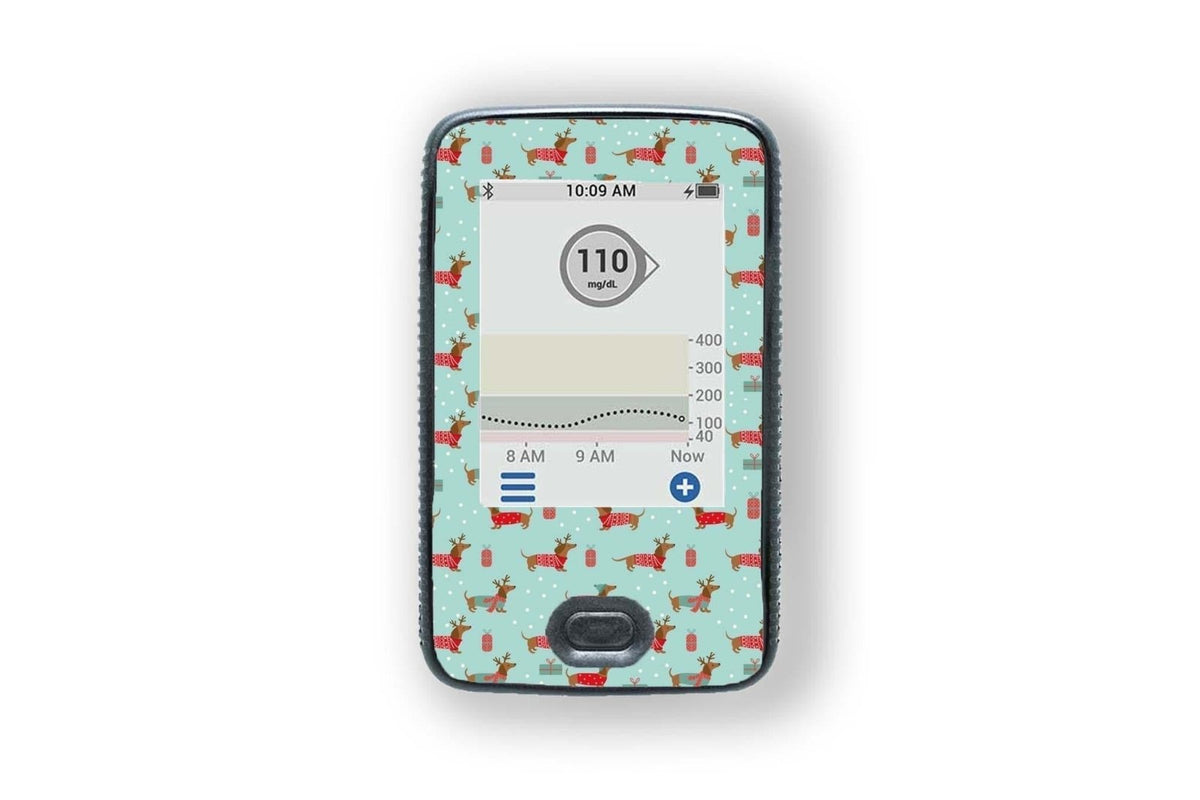 Shop Christmas Puppy Sticker - Dexcom Receiver today - Protect your CGM ...