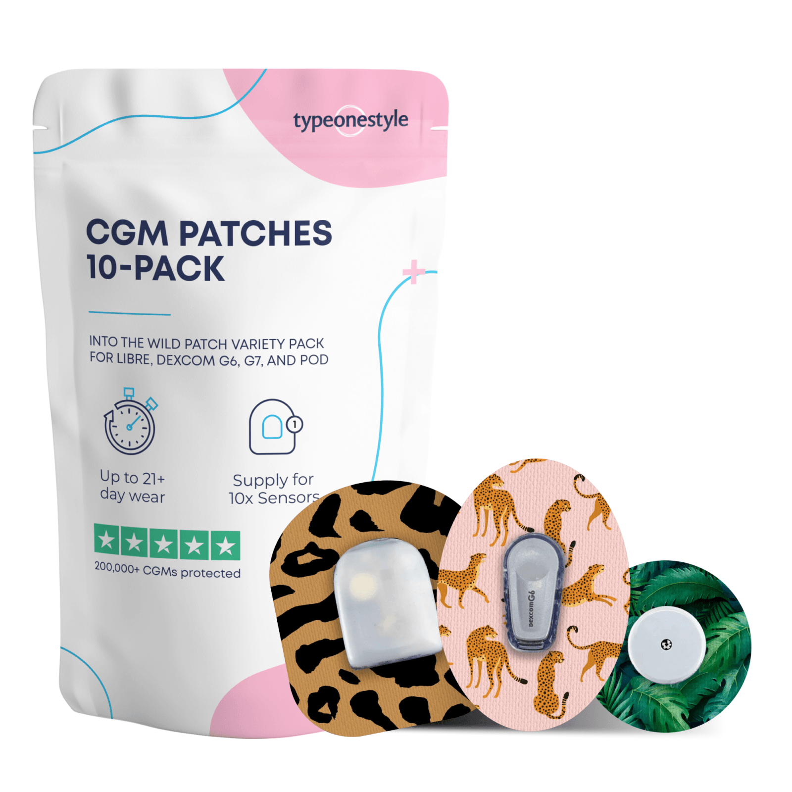 Shop Essential Variety 10-Pack - Dexcom today - Protect your CGM ...