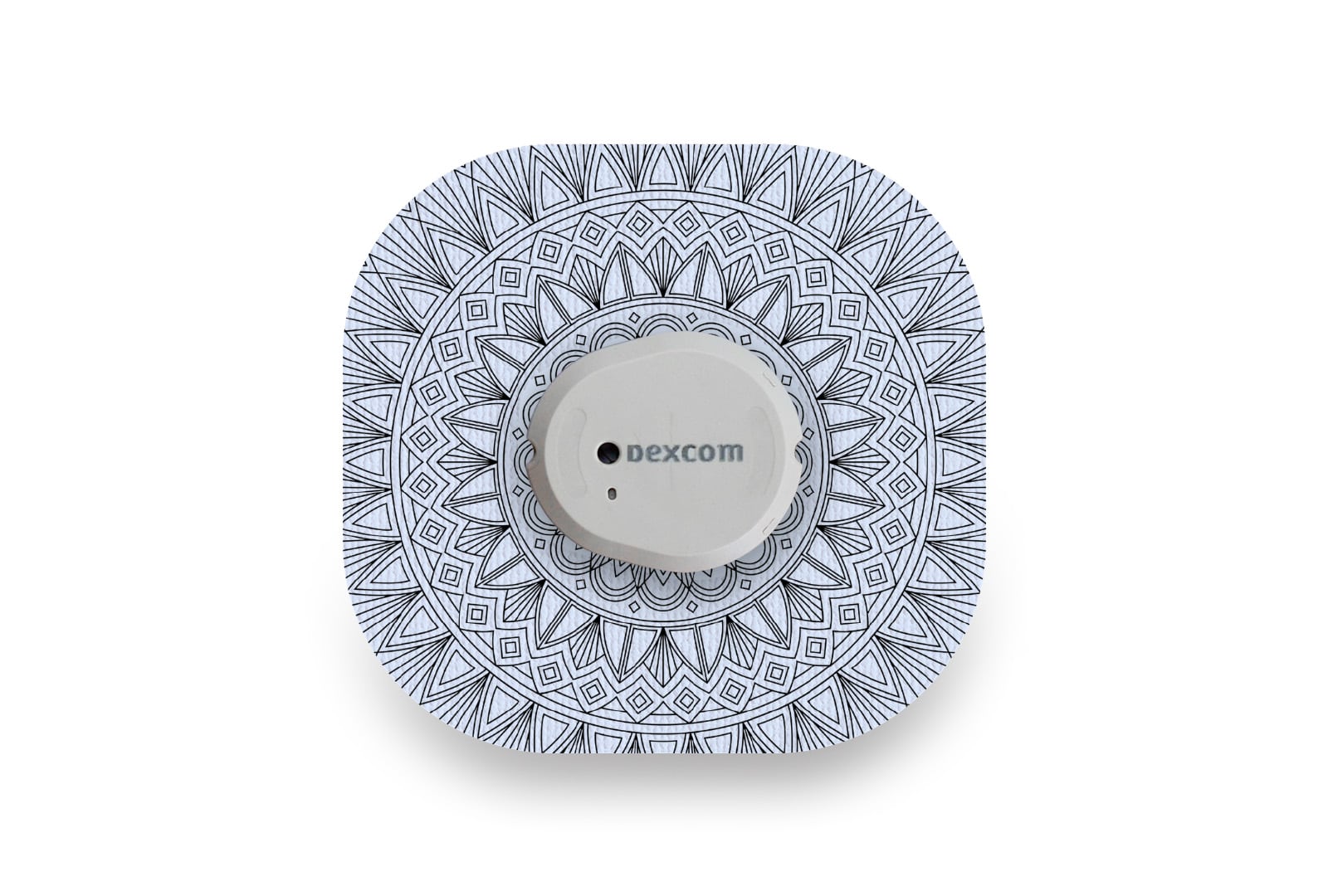 Shop Greyscale Florals Patch - Dexcom G7 today - Protect your CGM ...