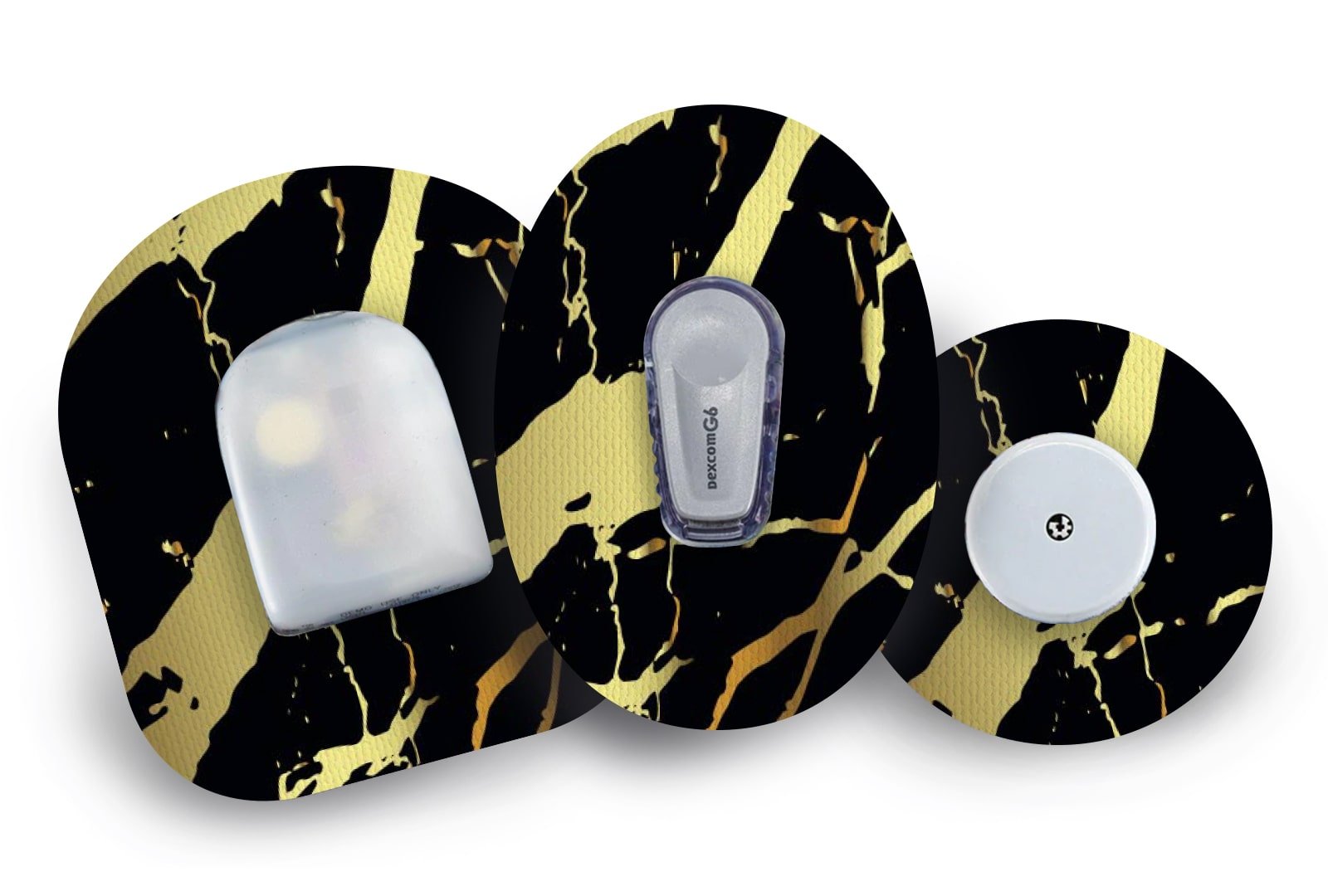Shop Luxury Black Marble Patch today - Protect your CGM - Trusted by ...