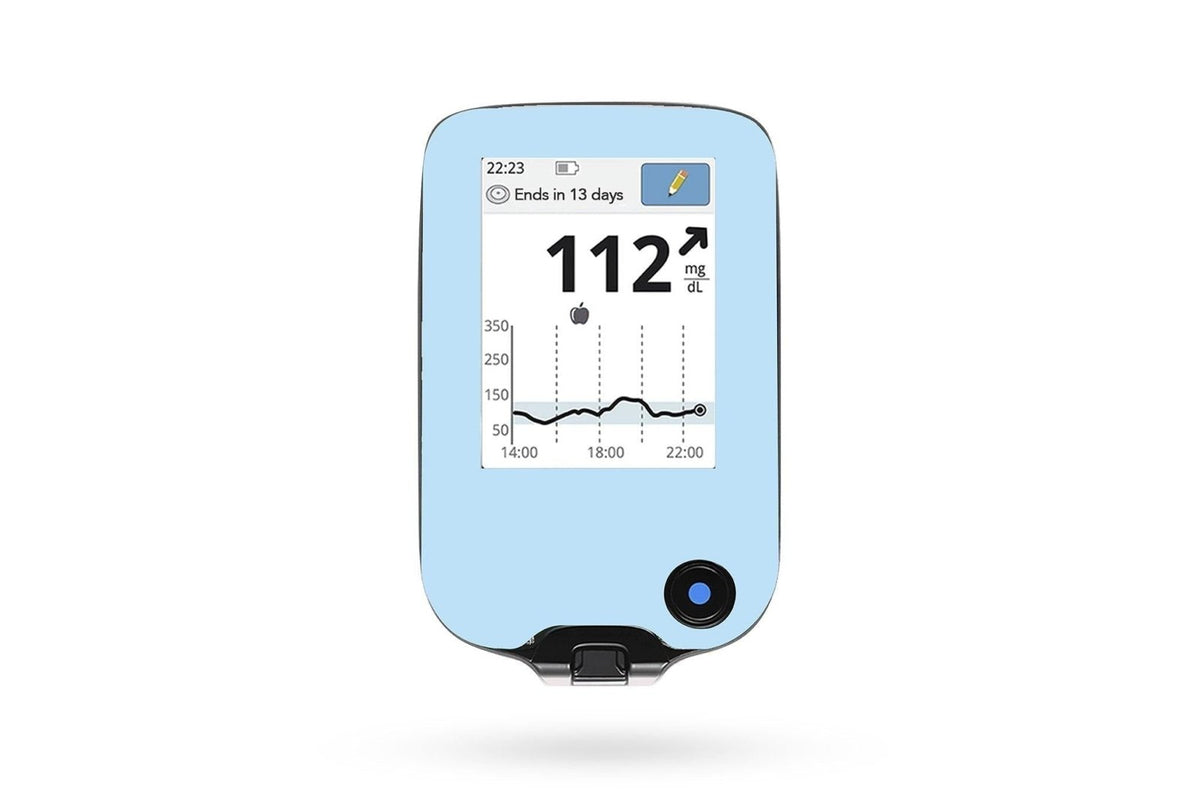 Shop Pastel Blue Sticker - Libre Reader today - Protect your CGM ...