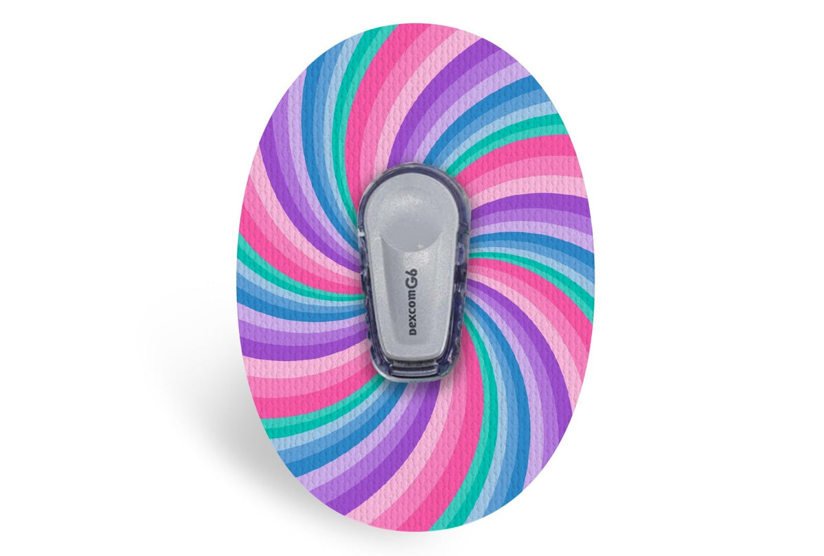 Shop Pastel Swirl Patch - Dexcom G6 today - Protect your CGM - Trusted ...