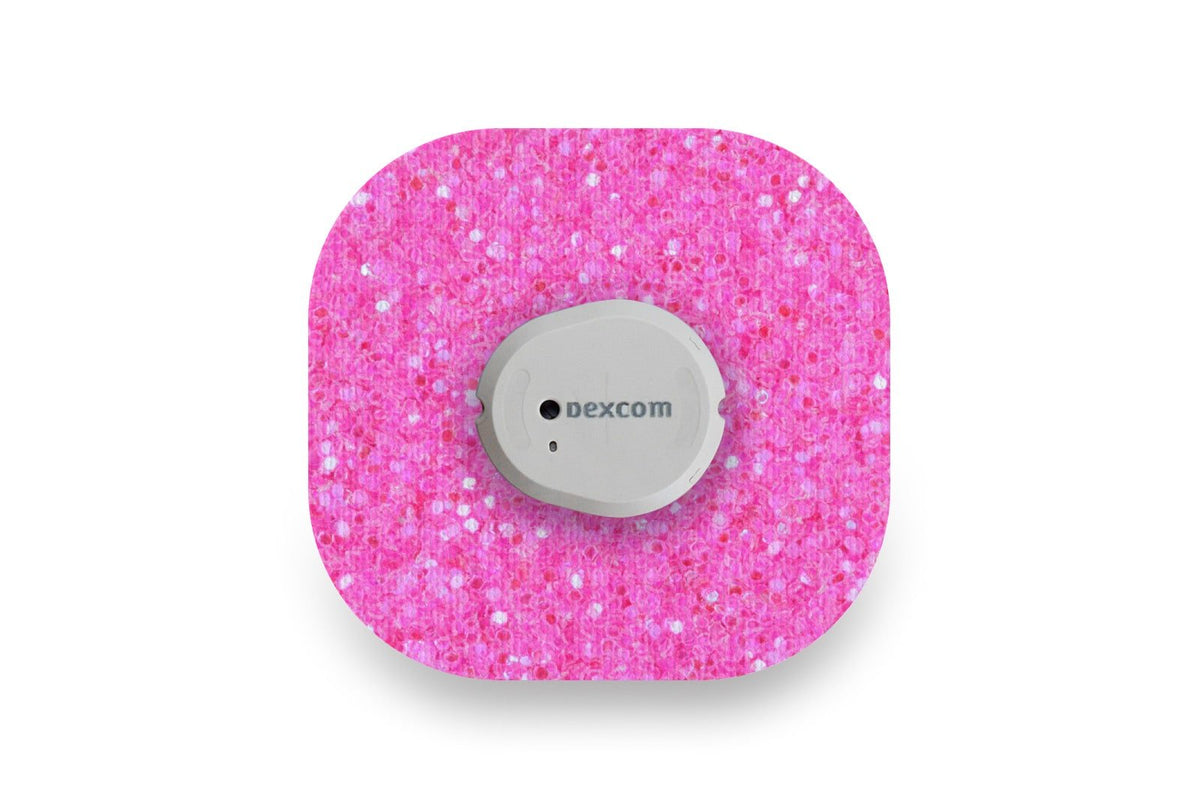 Shop Pink Glitter Patch - Dexcom G7 today - Protect your CGM - Trusted ...