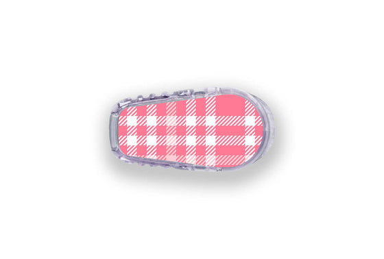 Shop Pink Plaid Sticker - Dexcom Transmitter today - Protect your CGM ...