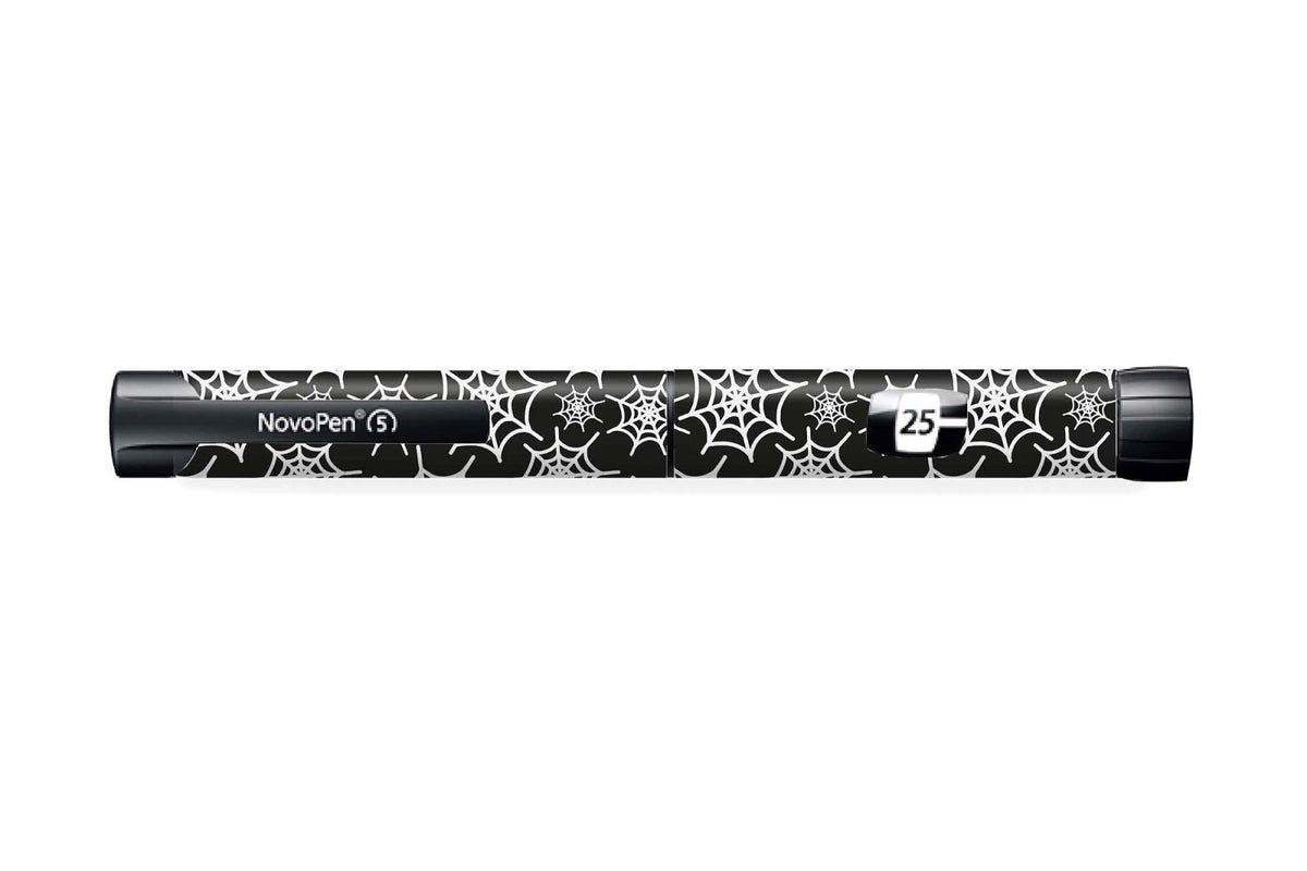 Shop Spider Web Sticker - Novopen today - Protect your CGM - Trusted by ...